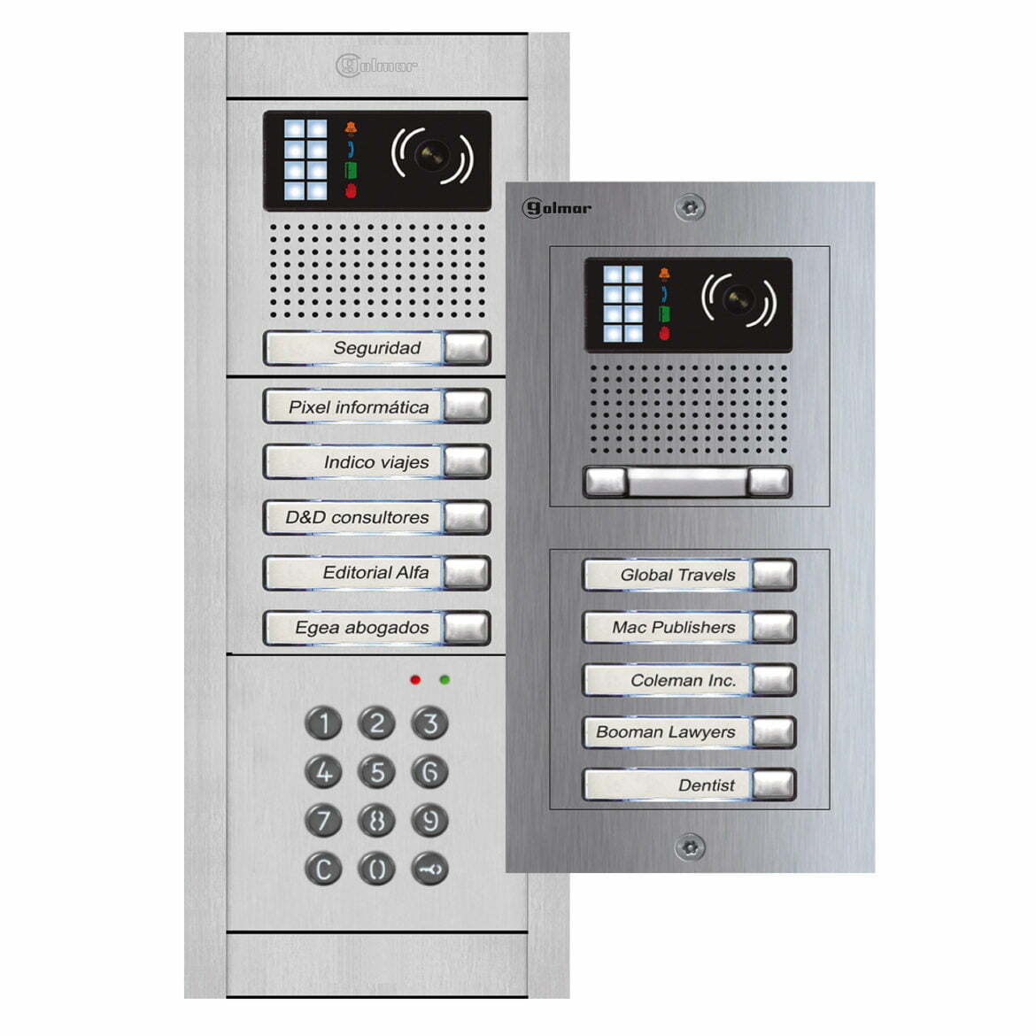 Nexa Inox/Aluminium 6/7 Push Buttons Front Panel | Evolution ...