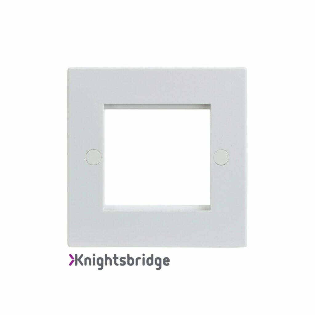 2G Modular Faceplate - White | Evolution Electronics & Electrical Ltd.