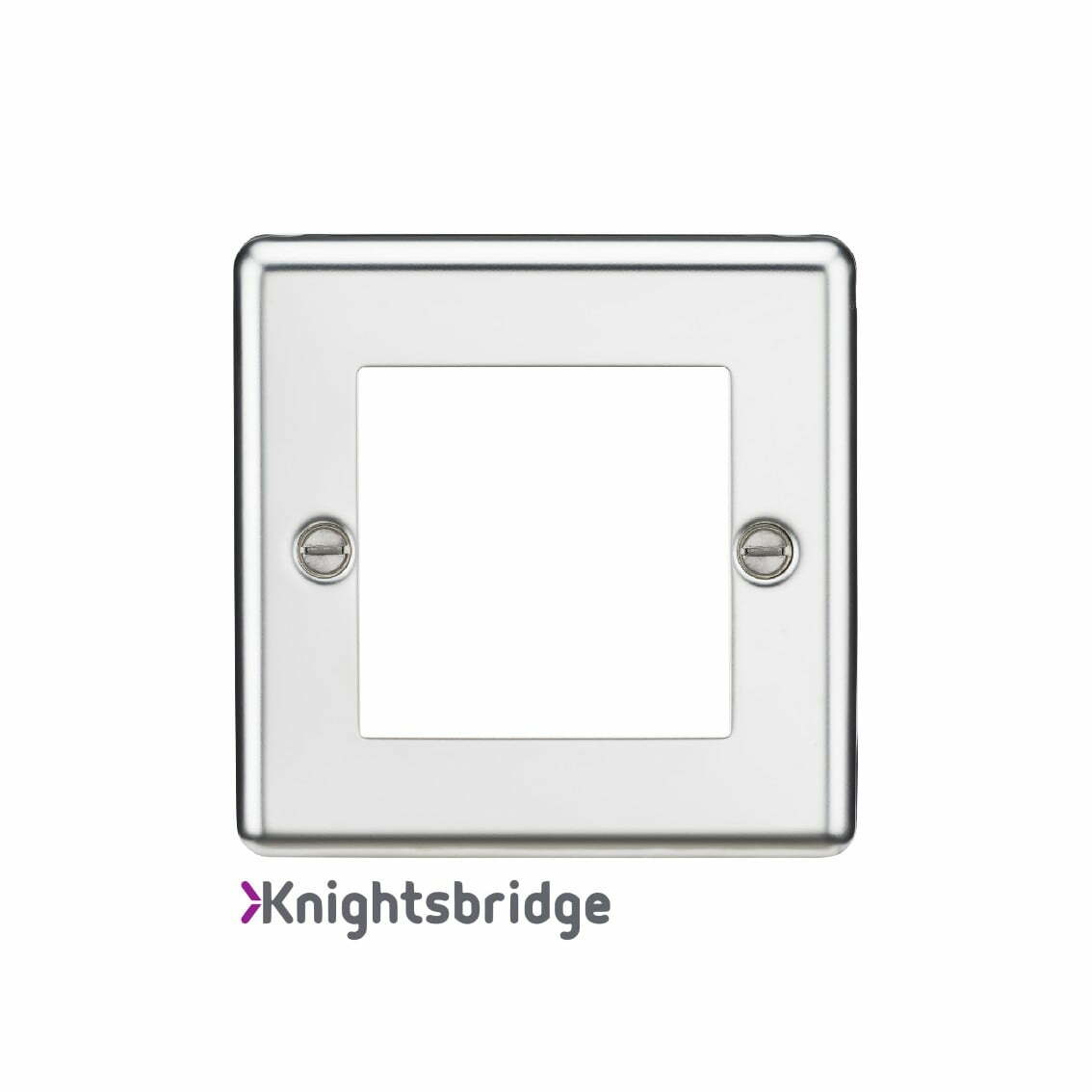 CL2GPC 2G Modular Faceplate - Rounded Edge Polished Chrome | Evolution ... CL2GPC 2G Modular Faceplate - Rounded Edge Polished Chrome | Evolution ...