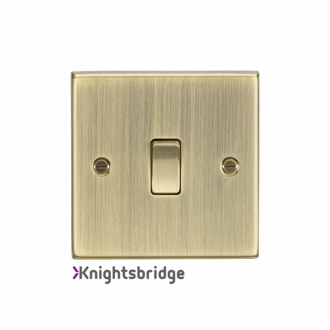 CS2AB 10AX 1G 2-Way Plate Switch - Square Edge Antique Brass ...