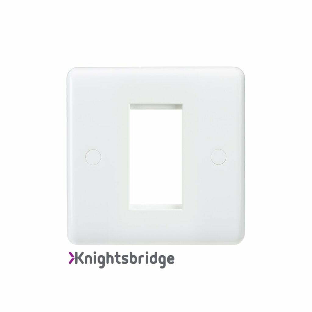 Curved Edge 1G Modular Faceplate | Evolution Electronics & Electrical Ltd.