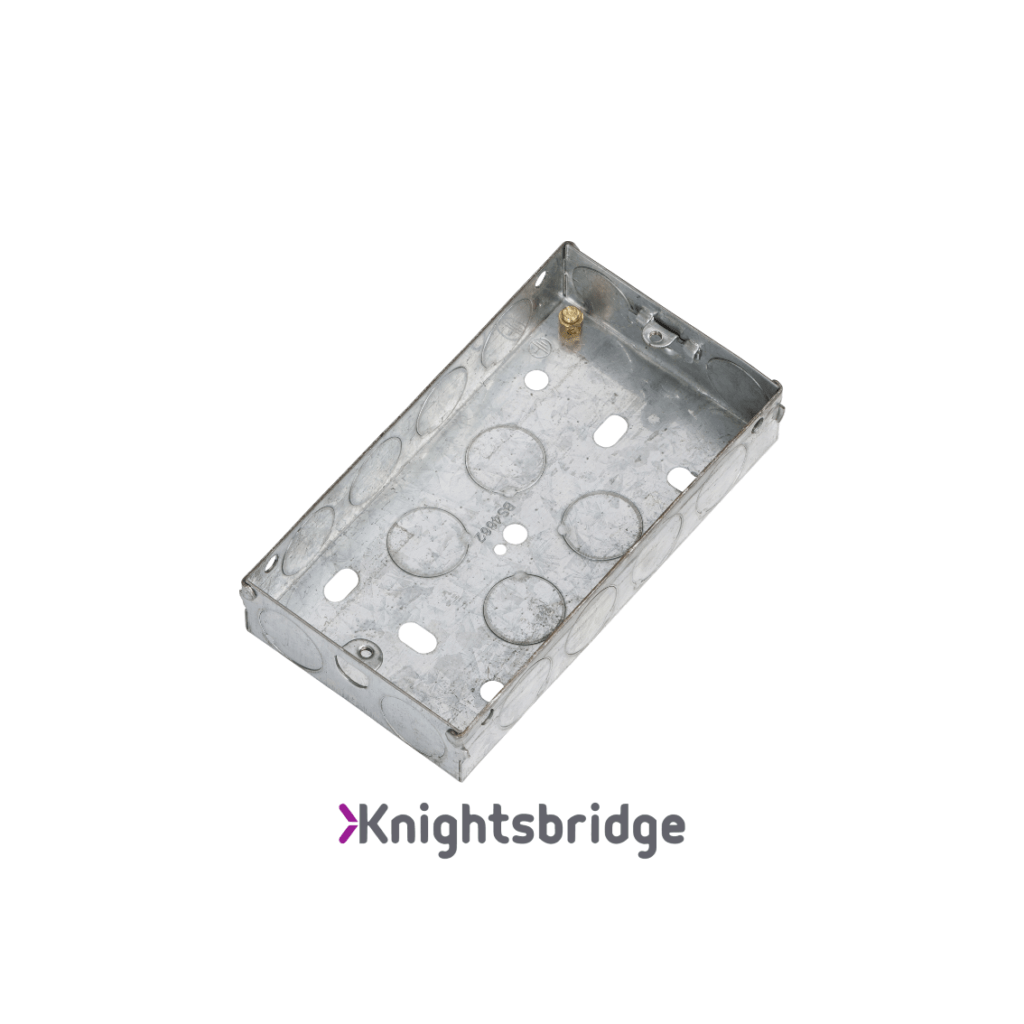 2G 25mm Galvanised Steel Box | Evolution Electronics & Electrical Ltd.