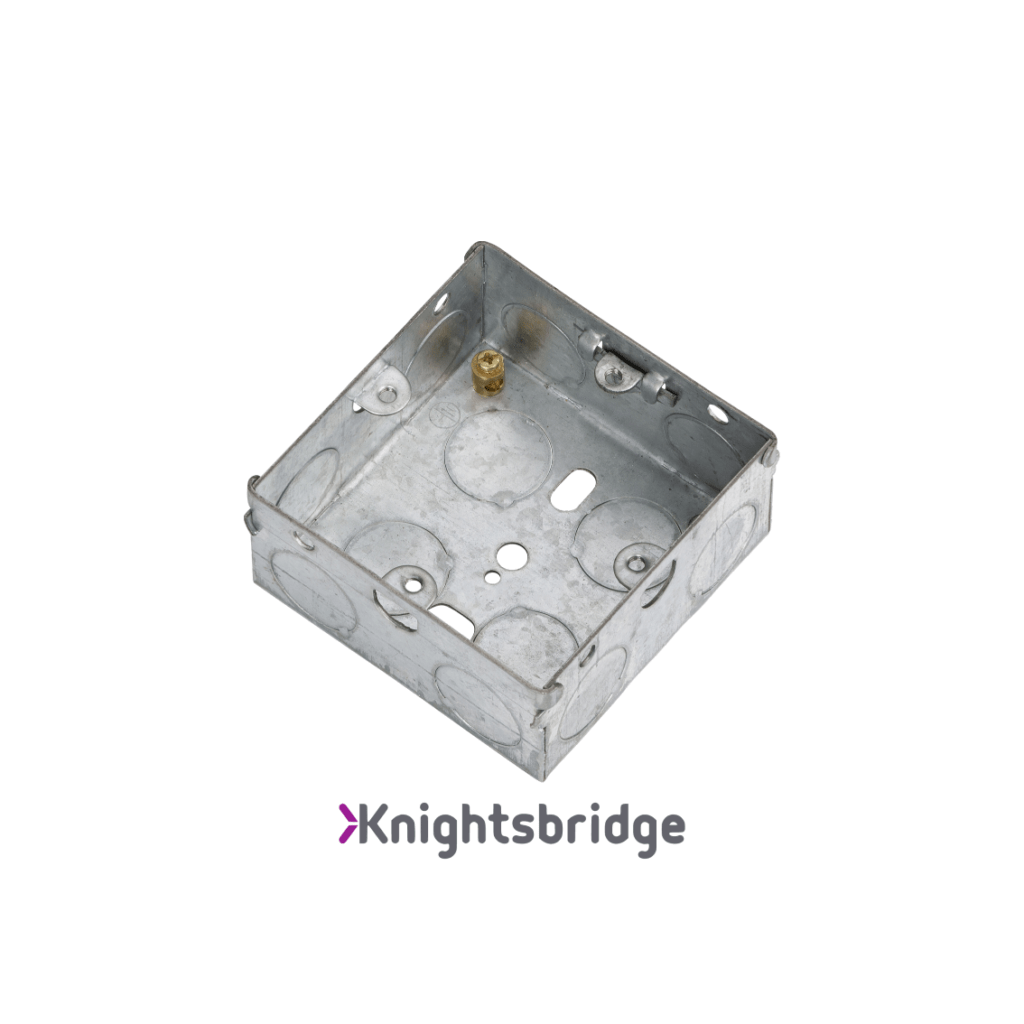 1G 35mm Galvanised Steel Box | Evolution Electronics & Electrical Ltd.