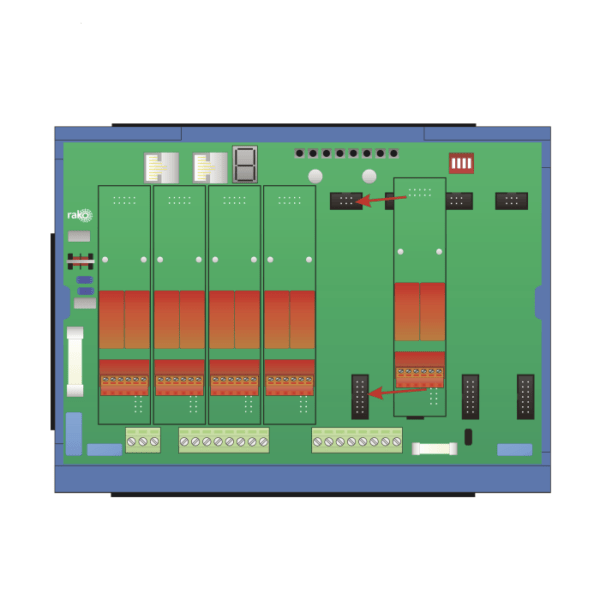 Twin relay motorised curtain/screen/blind RAK8 control card module ...