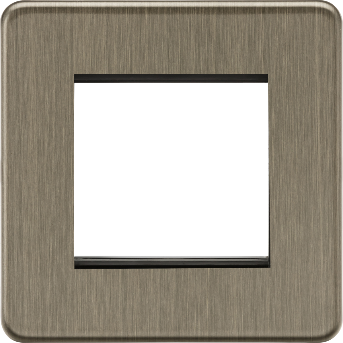 SF2GAB — Knightsbridge Screwless 2G Modular Faceplate – Antique Brass ...