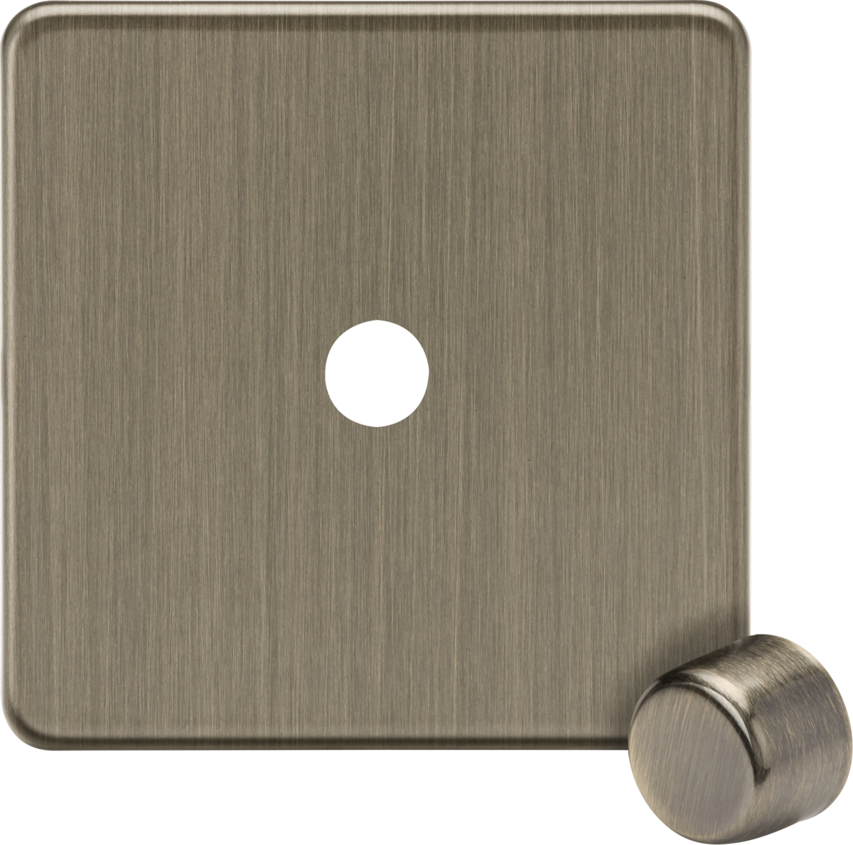 SF1DIMAB — Knightsbridge Screwless Dimmer Plate with Matching Metal ...