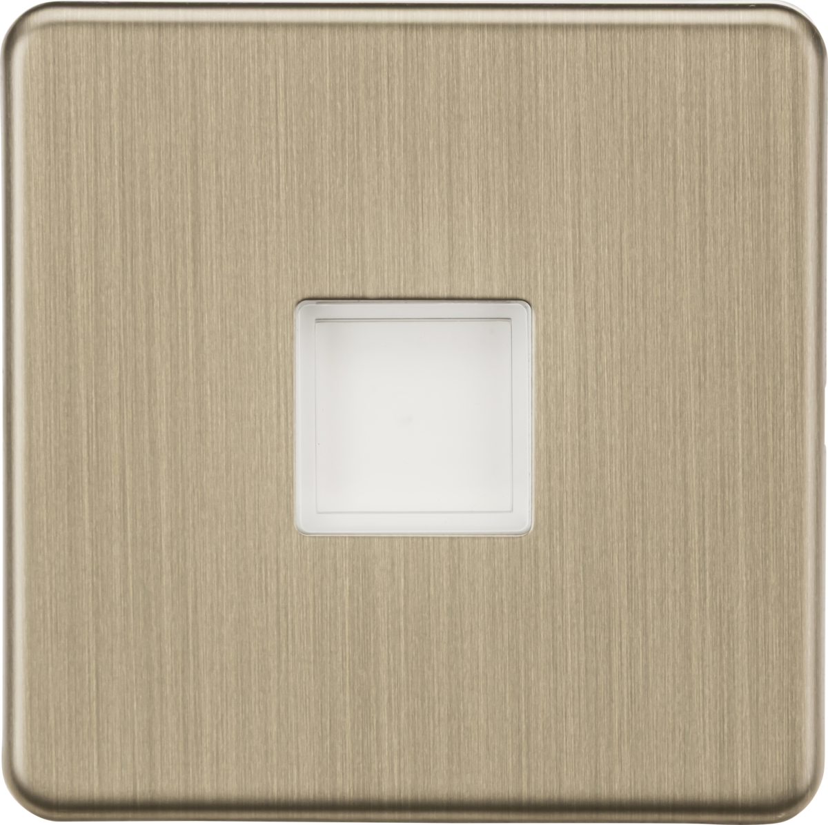 Knightsbridge Screwless 230V LED Plinth Light – Antique Brass (SFPLAB ...