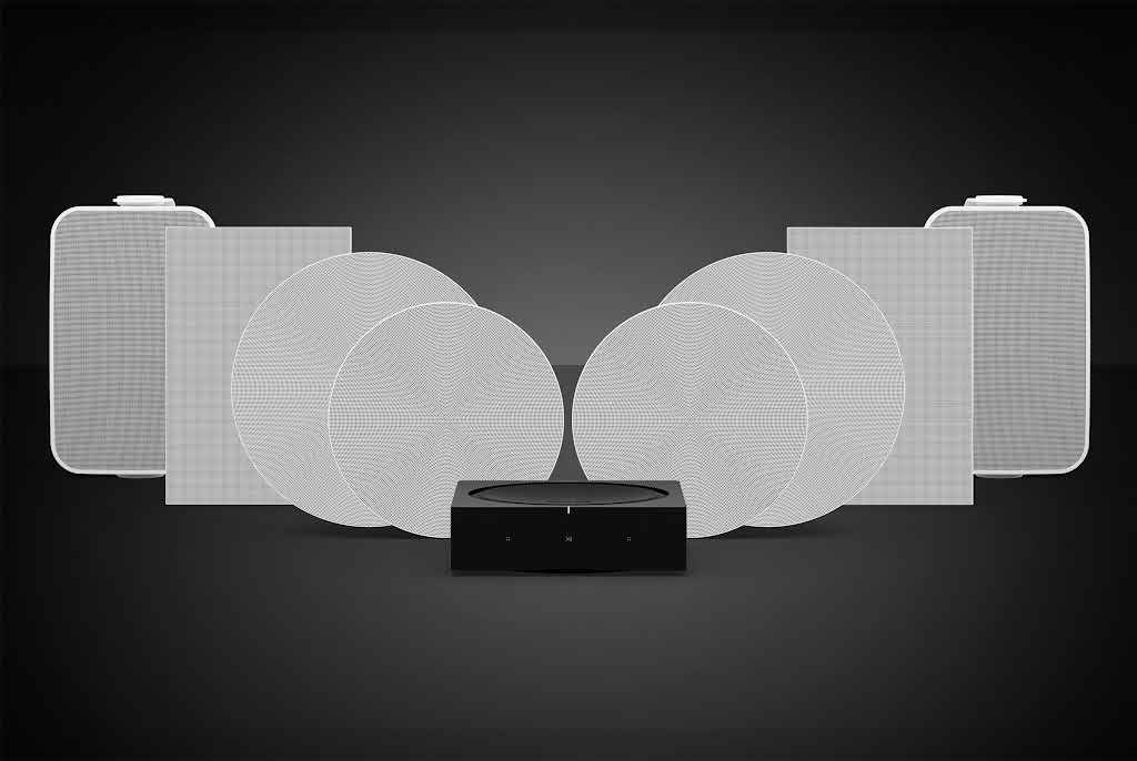 Sonos in-ceiling speaker grilles (pair) | Evolution Electronics & Electrical Ltd.