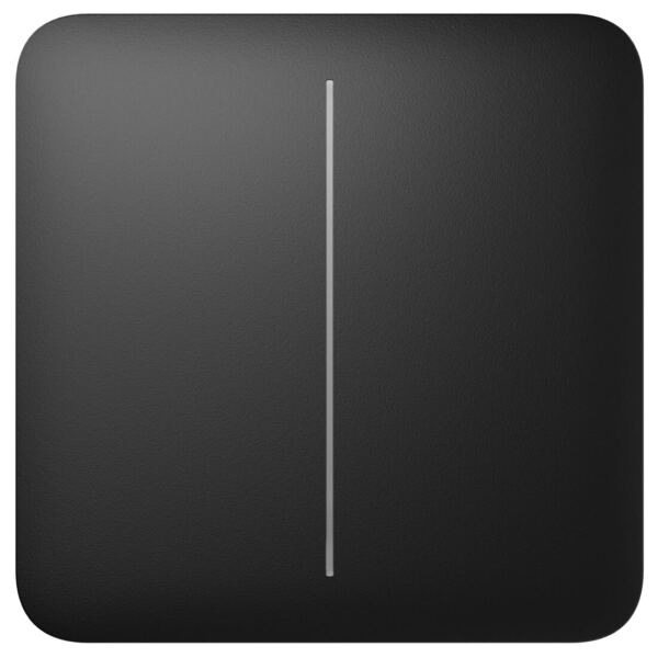 Ajax SoloButton 2 Gang - Black | Ajax alarm accessory